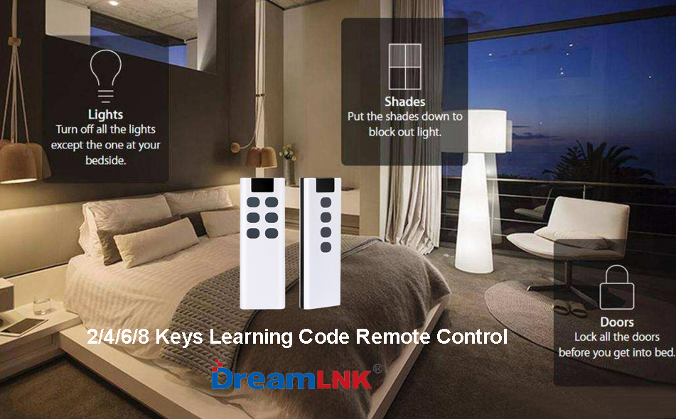 Fixed Code and Learning Code in Wireless Remote Control - DREAMLNK
